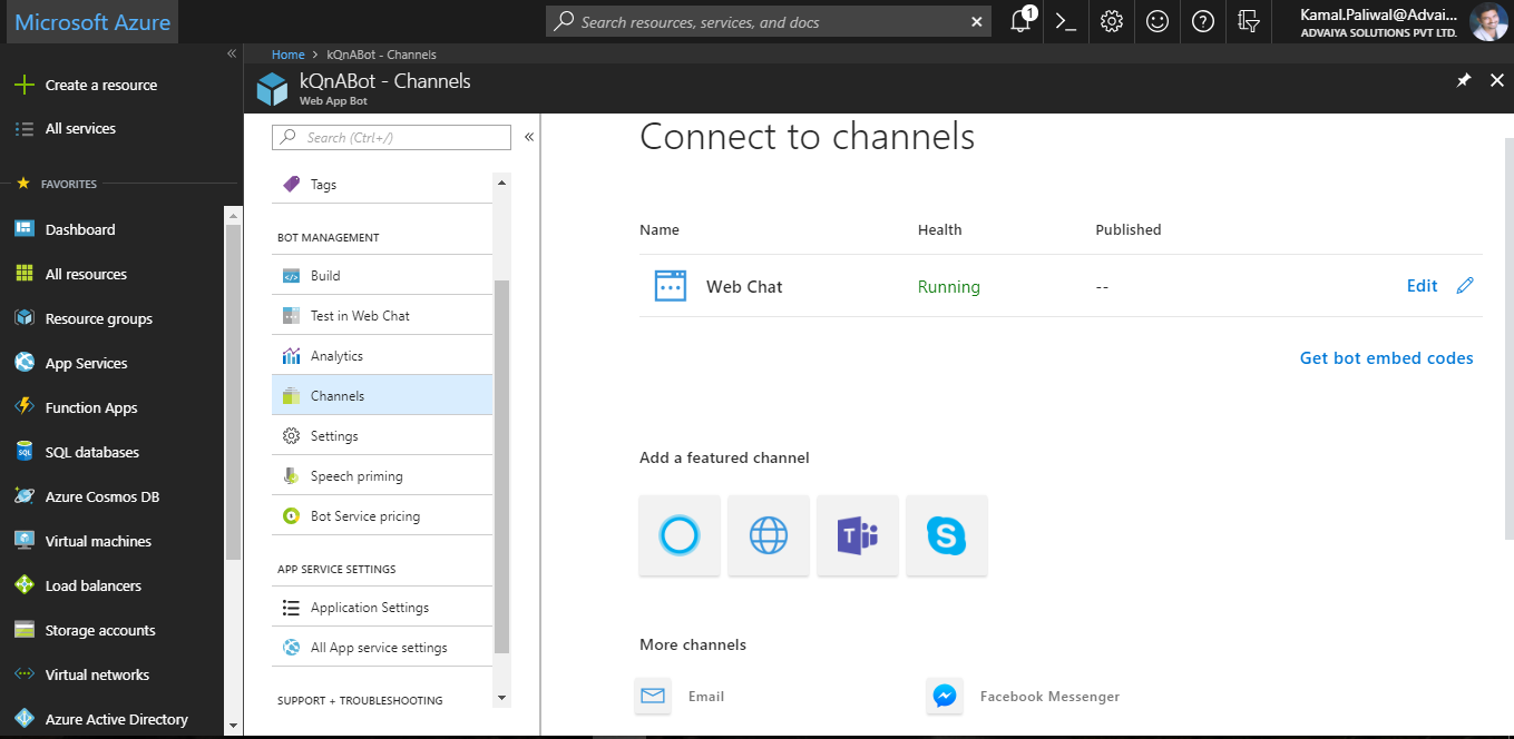 Convert FAQ to Bot with Azure Bot Service